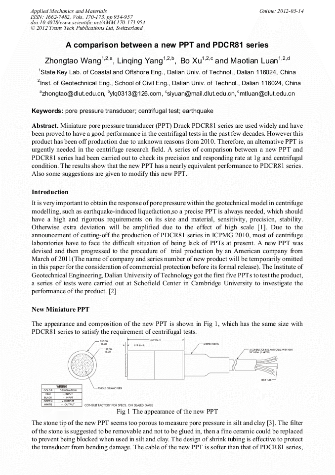 A Comparison between a New PPT and PDCR81 Series | Scientific.Net