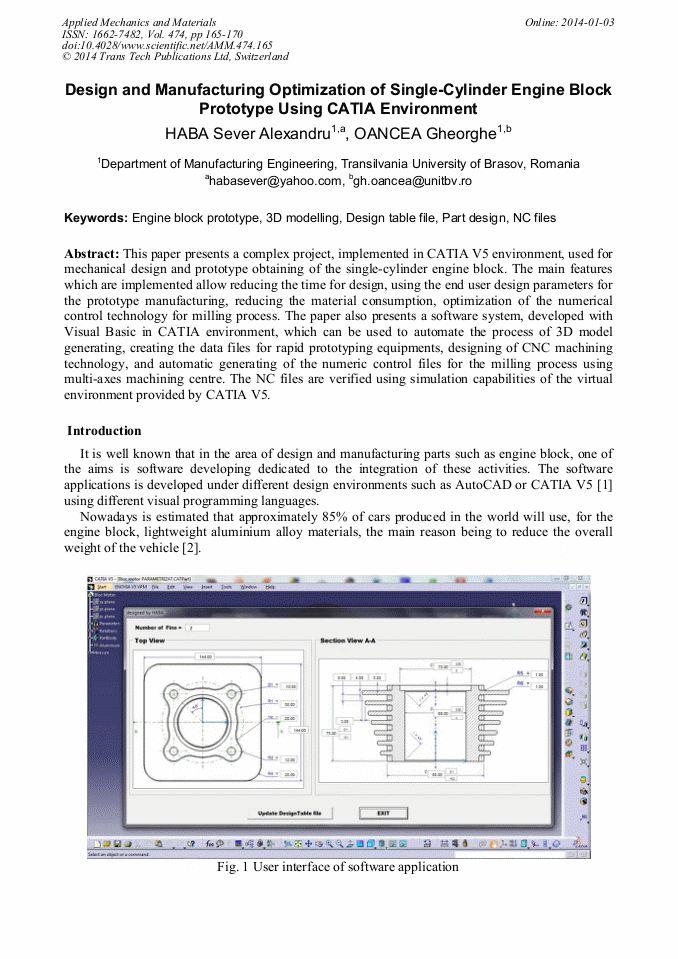 Design and Manufacturing Optimization of Single-Cylinder Engine Block ...
