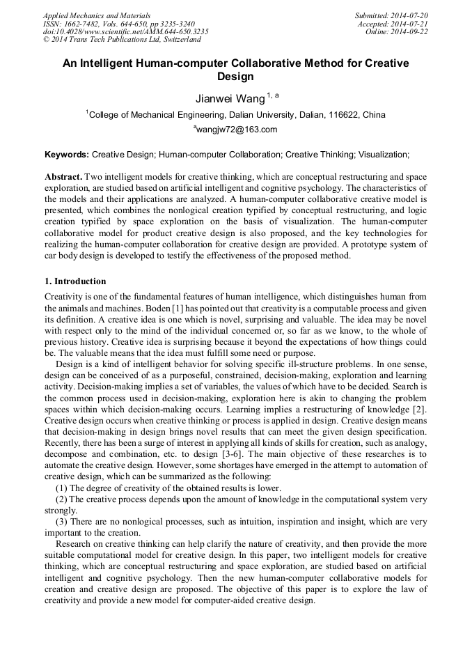 An Intelligent Human-Computer Collaborative Method for Creative Design ...