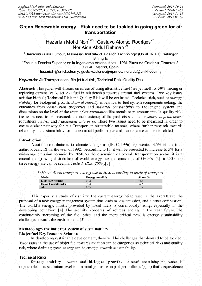 Green Renewable Energy – Risk Need to Be Tackled in Going Green for Air ...