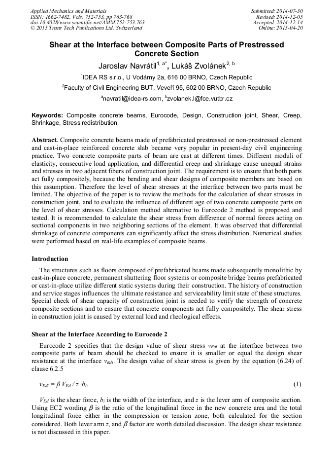 Shear Design Of Prestressed Concrete Beams - The Best Picture Of Beam
