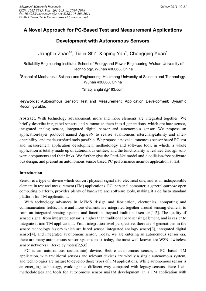 A Novel Approach for PC-Based Test and Measurement Applications ...