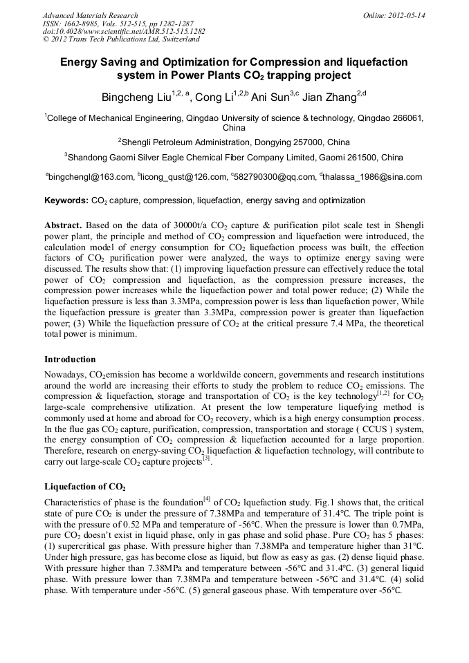 Energy Saving and Optimization for Compression and Liquefaction System ...