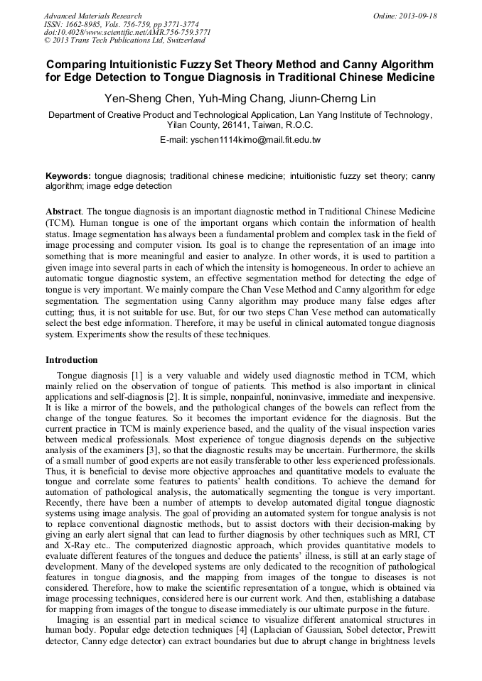 Comparing Intuitionistic Fuzzy Set Theory Method And Canny Algorithm