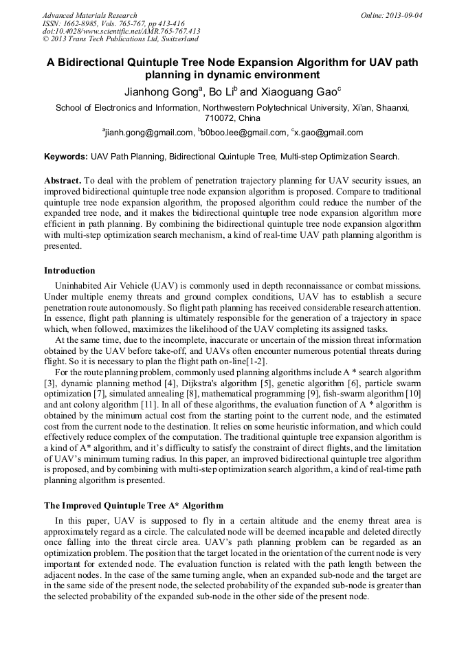 A Bidirectional Quintuple Tree Node Expansion Algorithm for UAV Path ...