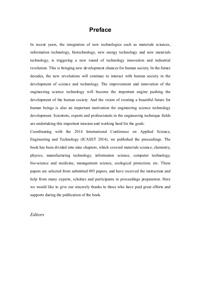 Preface, Conference Organization and Acknowledgement | Advances in ...