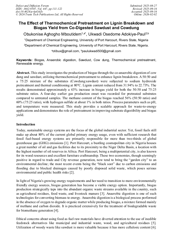 The Effect of Thermochemical Pretreatment on Lignin Breakdown and ...