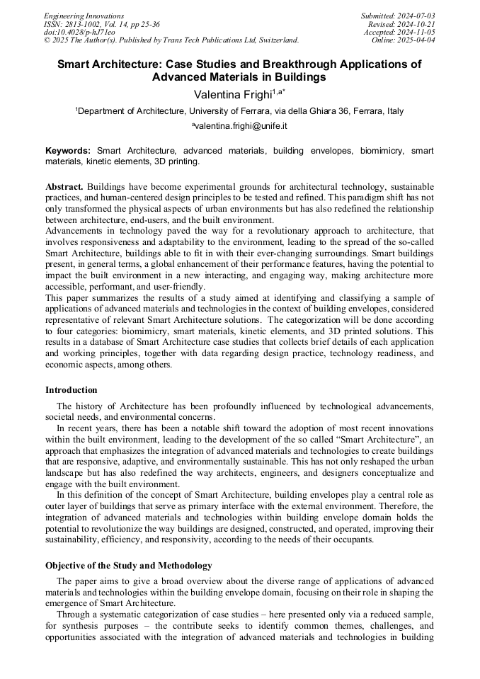 Smart Architecture: Case Studies and Breakthrough Applications of ...