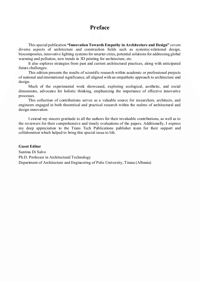 Preface | Engineering Innovations Vol. 8 | Scientific.Net