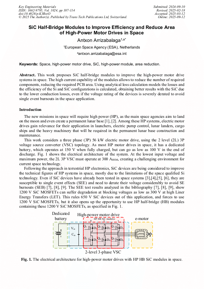 SiC Half-Bridge Modules to Improve Efficiency and Reduce Area of High ...