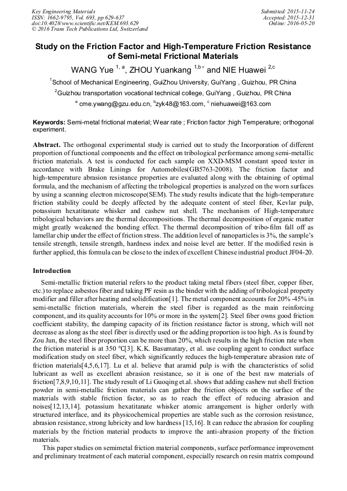 Study on the Friction Factor and High-Temperature Friction Resistance ...