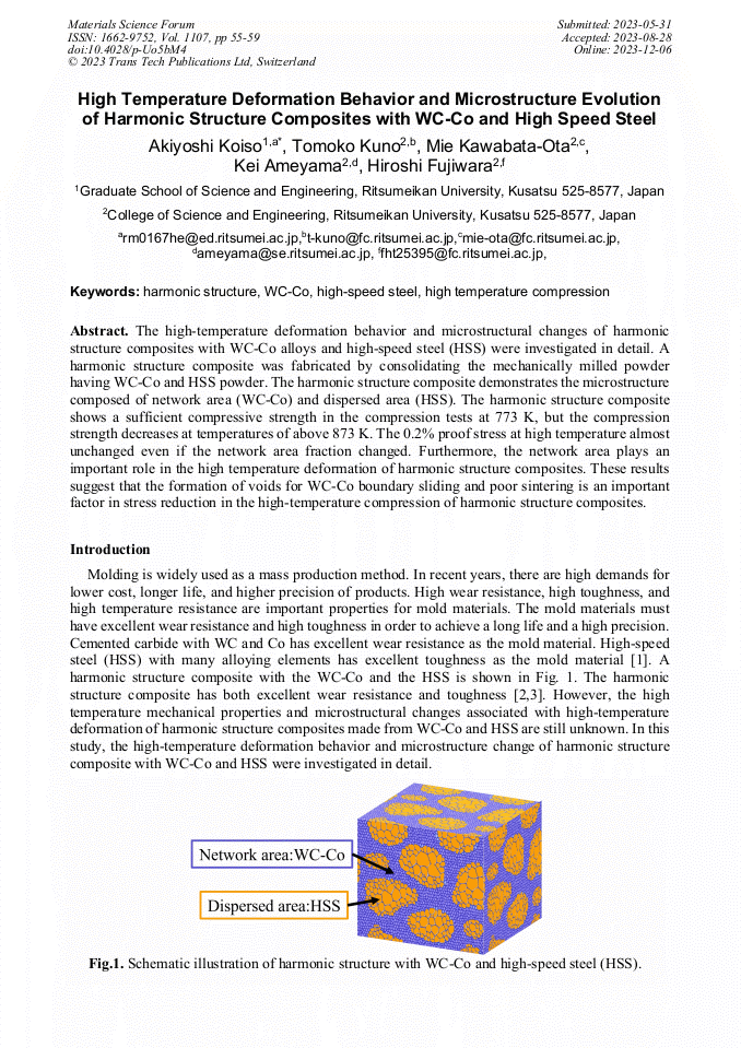 High Temperature Deformation Behavior and Microstructure Evolution of ...