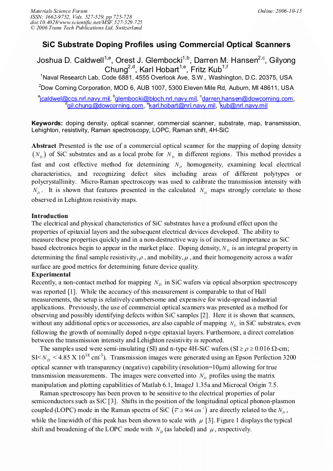 SiC Substrate Doping Profiles Using Commercial Optical Scanners ...