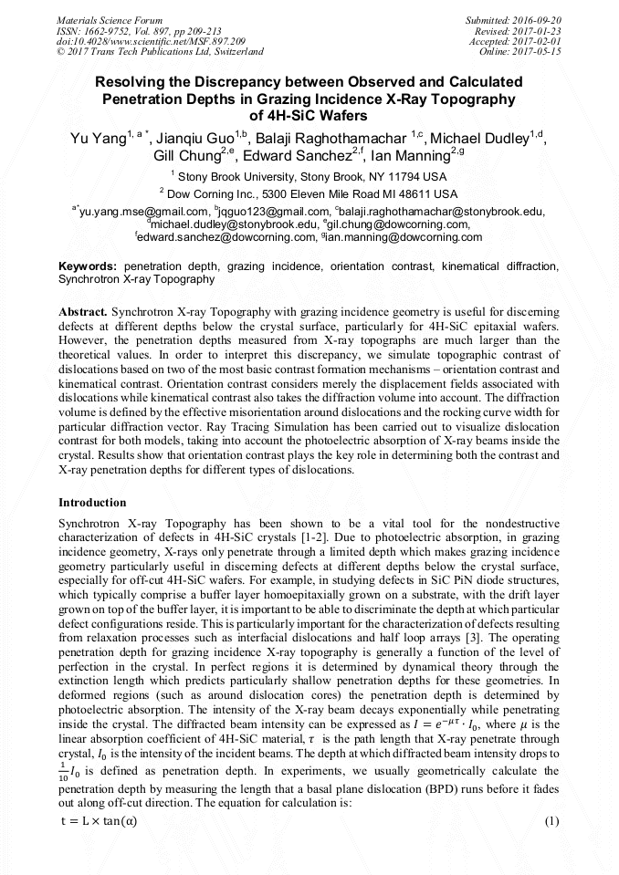 Resolving the Discrepancy between Observed and Calculated Penetration ...